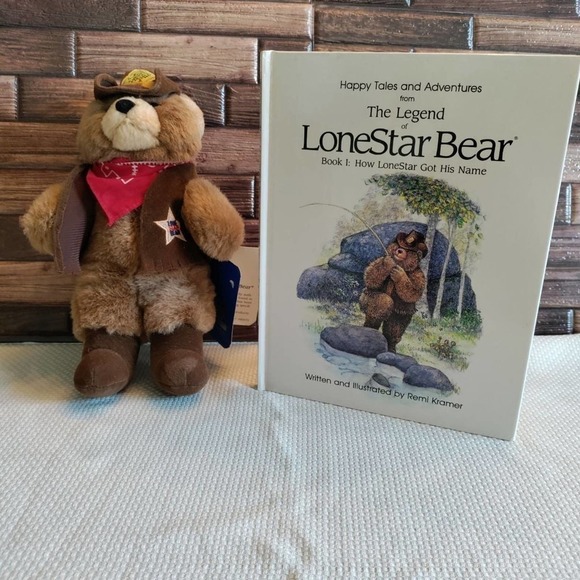 Toys | The Legend Of Lone Star Bear Book And Plush Bear | Poshmark